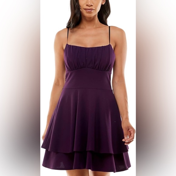 Emerald Sundae | Dresses | Emerald Sundae Purple Sleeveless Dress Mini ...